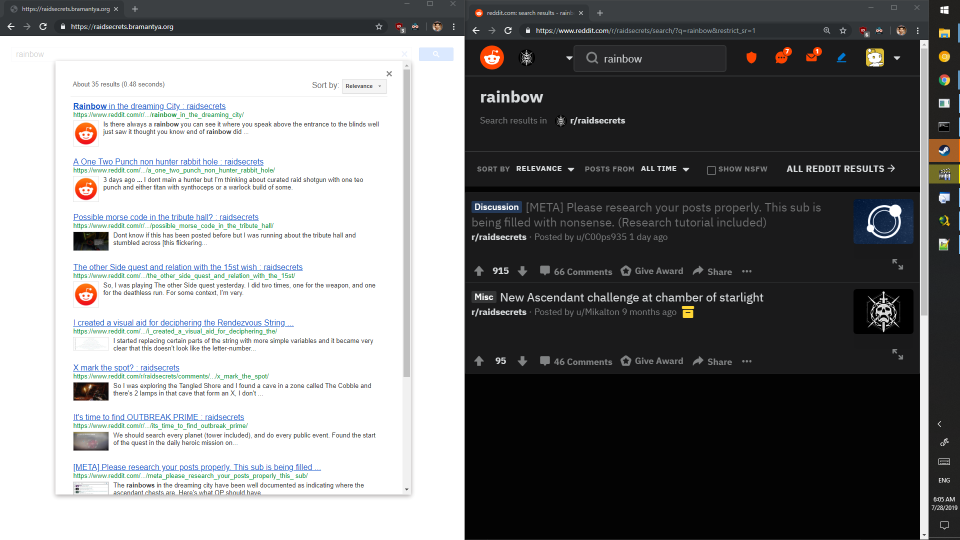 [META] A search engine for r/raidsecrets that's smarter than reddit's ...